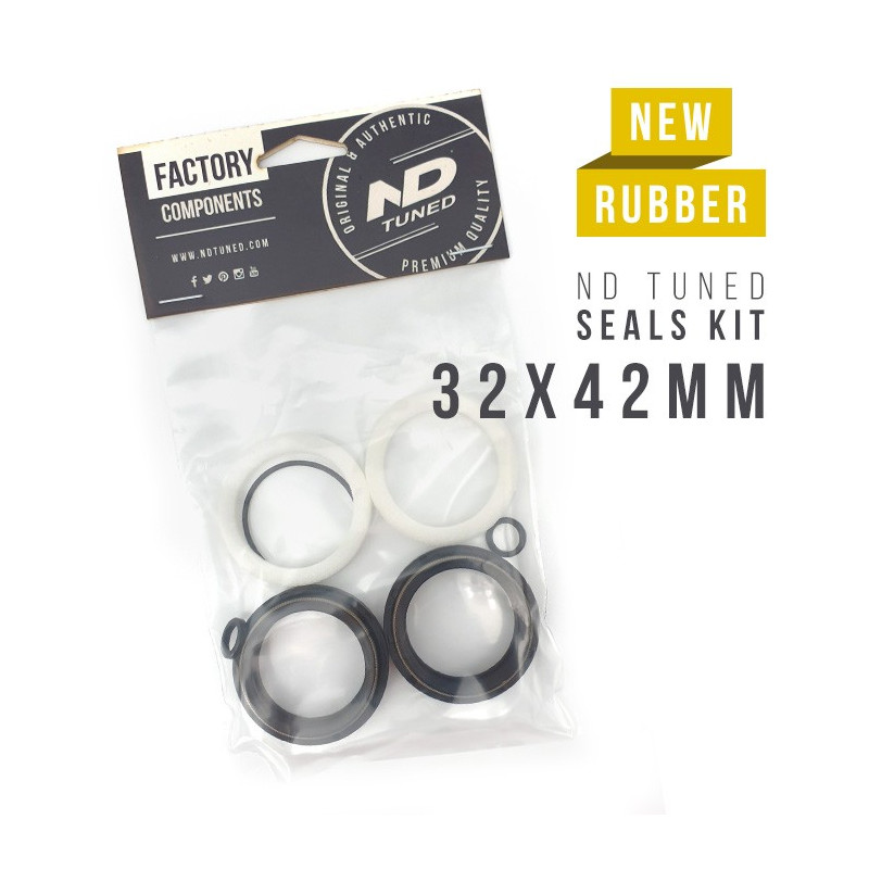 ND Tuned Seals Kit 32mm, Dual Dust Wiper 32x42mm